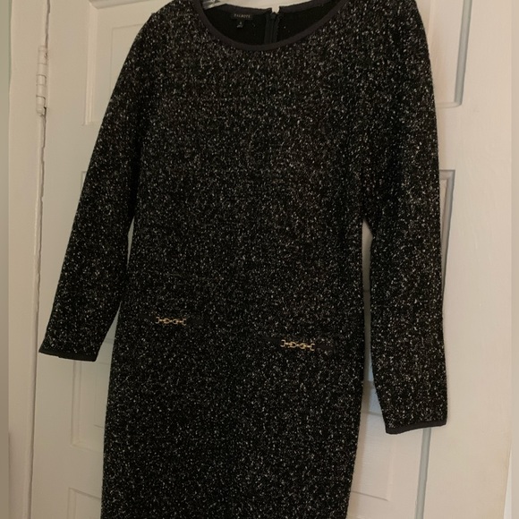 Talbots | Dresses | Talbots Black And White Tweed Dress | Poshmark